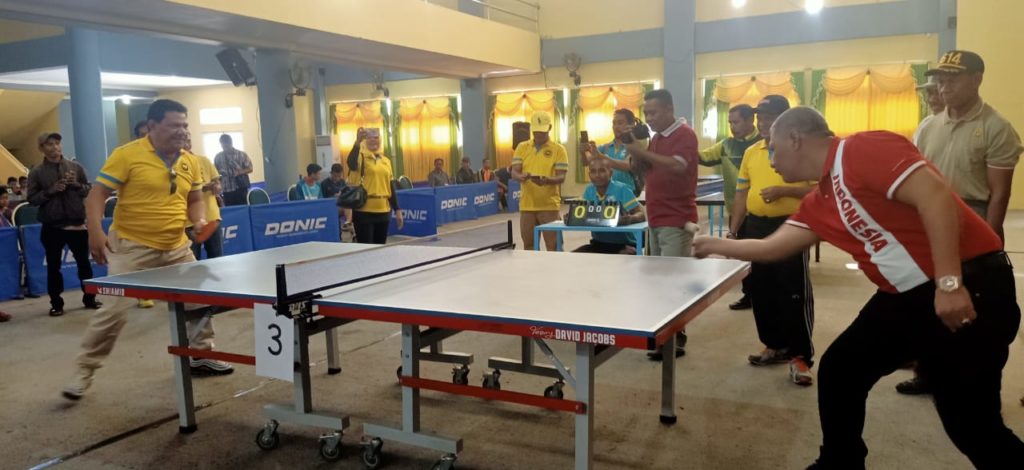 Kejuaraan Tenis Meja Bupati Cup Resmi Digelar - Portal Berita Online Dompu